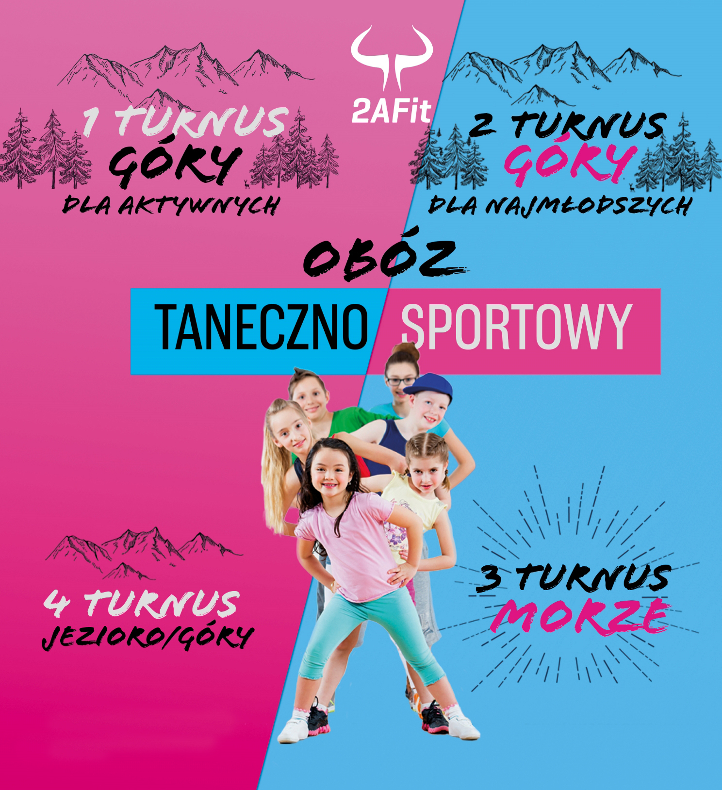 obóz taneczno sportowy dla dzieci - 2AFit - Fitness - Ruda Śląska obóz taneczno sportowy dla dzieci - 2AFit - Fitness - Ruda Śląska